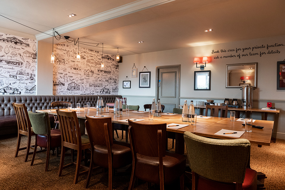 Private Events & Function Room Hire | Toby Carvery Huddersfield